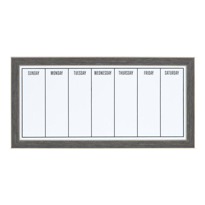 Gracie Oaks Burlap Pocket Wall Mounted Dry Erase Board & Reviews | Wayfair