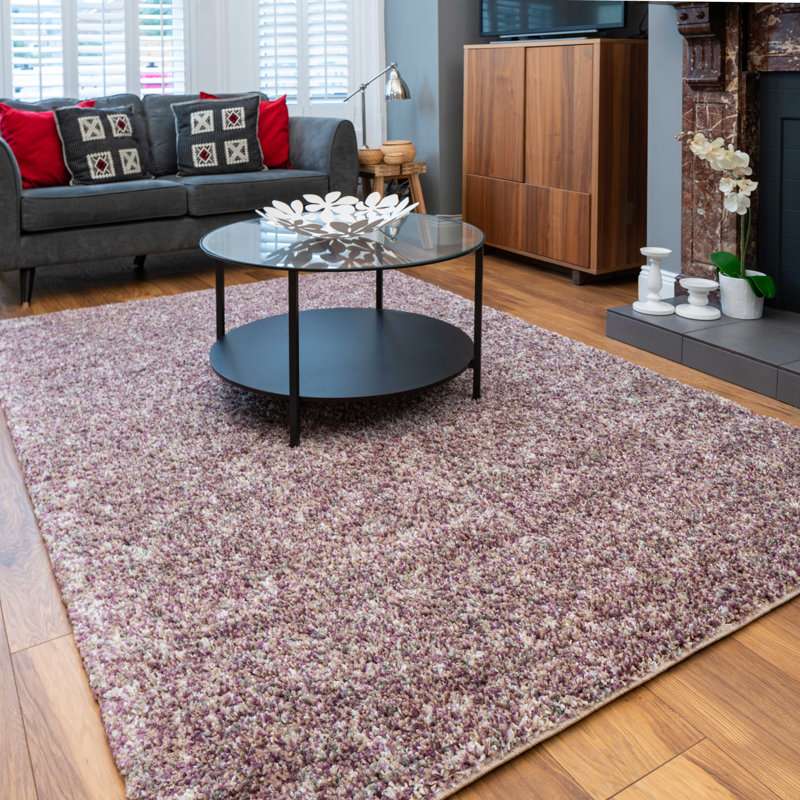 Brayden Studio Luxury Heather Shaggy Rug | Wayfair.co.uk