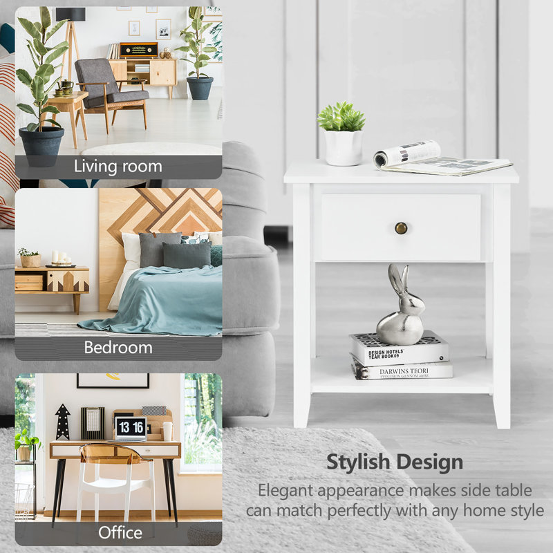 Three Posts™ Anke End Table & Reviews | Wayfair