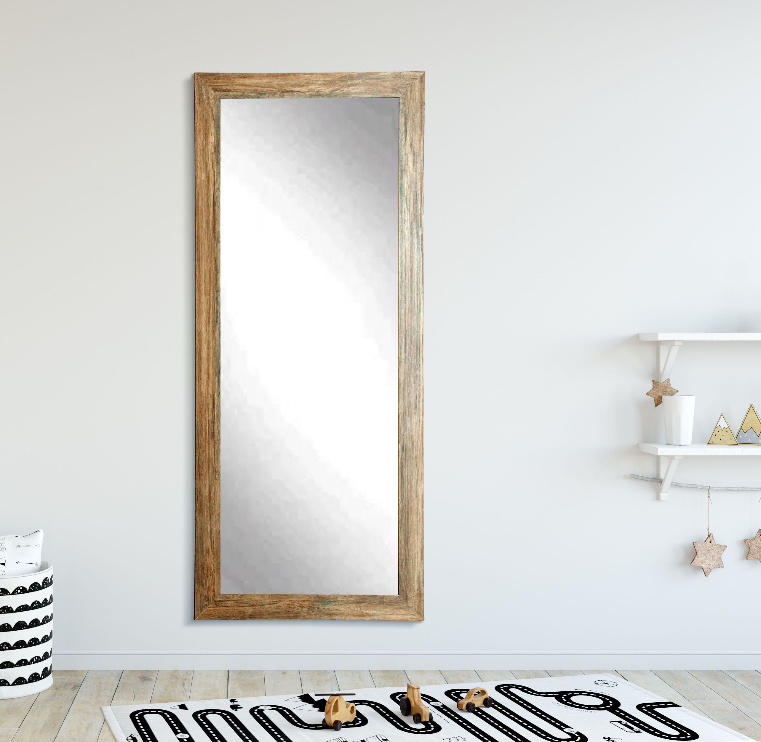 Millwood Pines Oaklawn Rectangle Wood Mirror & Reviews | Wayfair