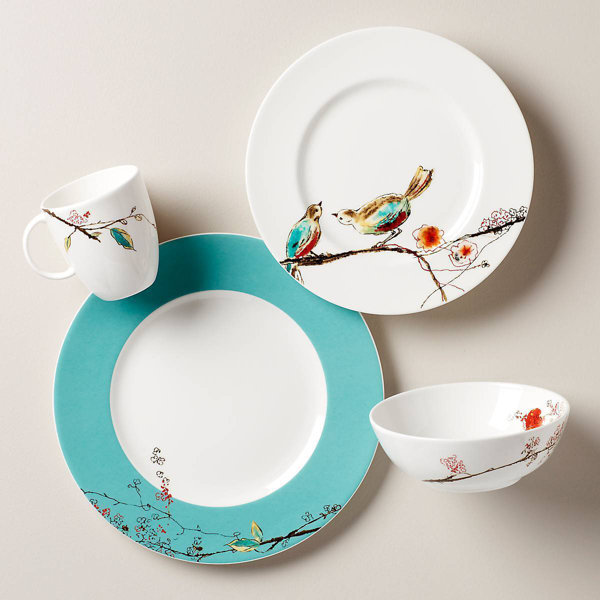 Lenox Chirp Bone China Dinnerware Set & Reviews | Wayfair