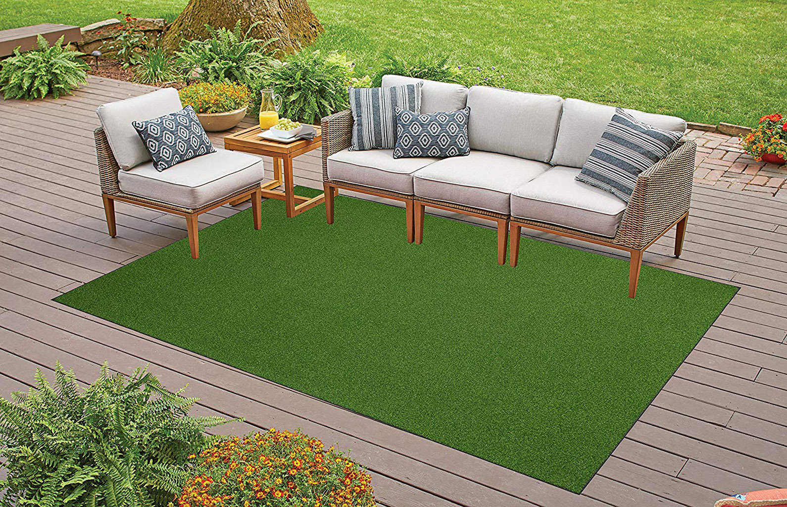 Ambient Rugs Artificial Grass Turf | Wayfair