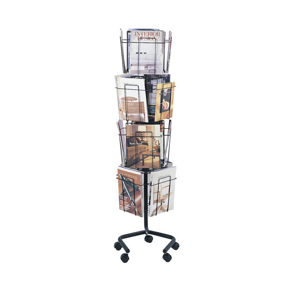 Wood Literature Racks & Displays You'll Love | Wayfair.co.uk