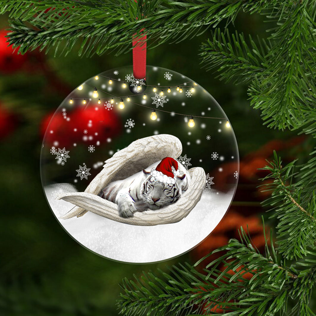The Holiday Aisle® White Tiger Gifts, White Tiger Decor, Tiger Ornament ...