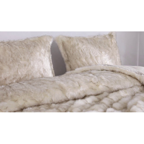 Coma Inducer Spirit Bear Coma Inducer Beige Faux Fur Oversized ...