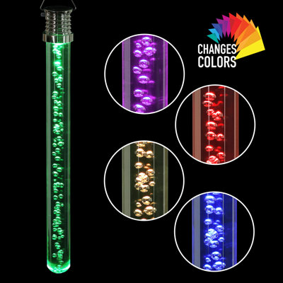 Exhart Solar Acrylic Bubble Stick LED Light, 10 Inch & Reviews | Wayfair