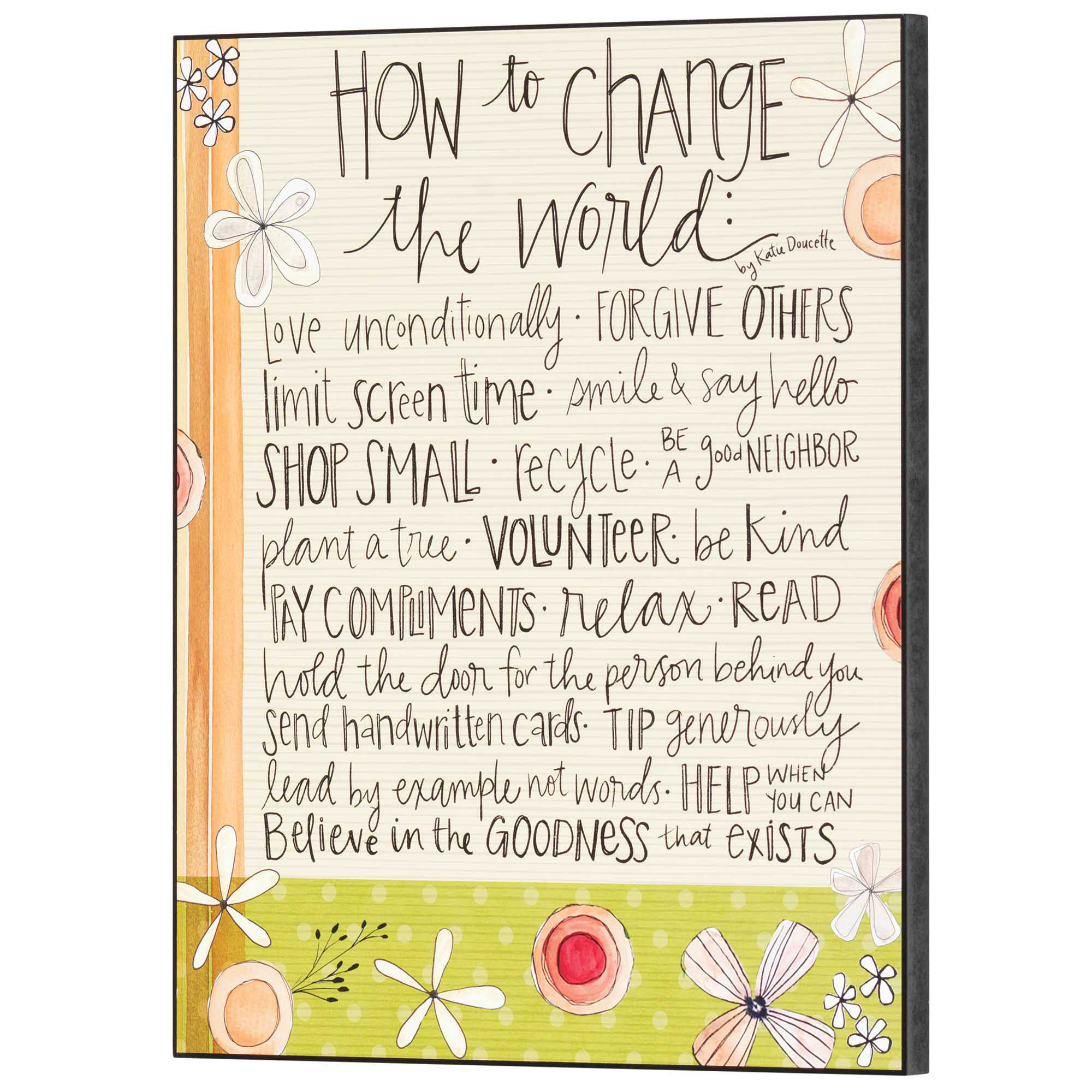 DicksonsInc How to Change the World Wall Décor | Wayfair