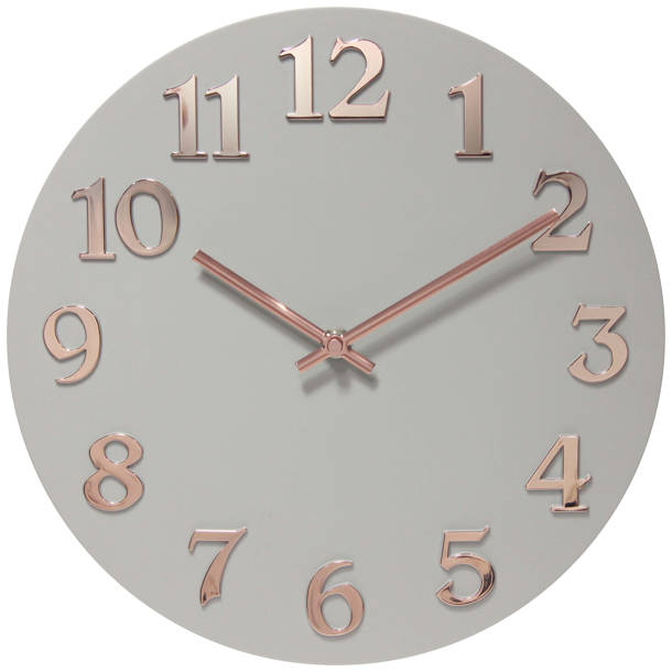Greyleigh™ Analog Stainless Steel Mechanical Tabletop Clock | Wayfair