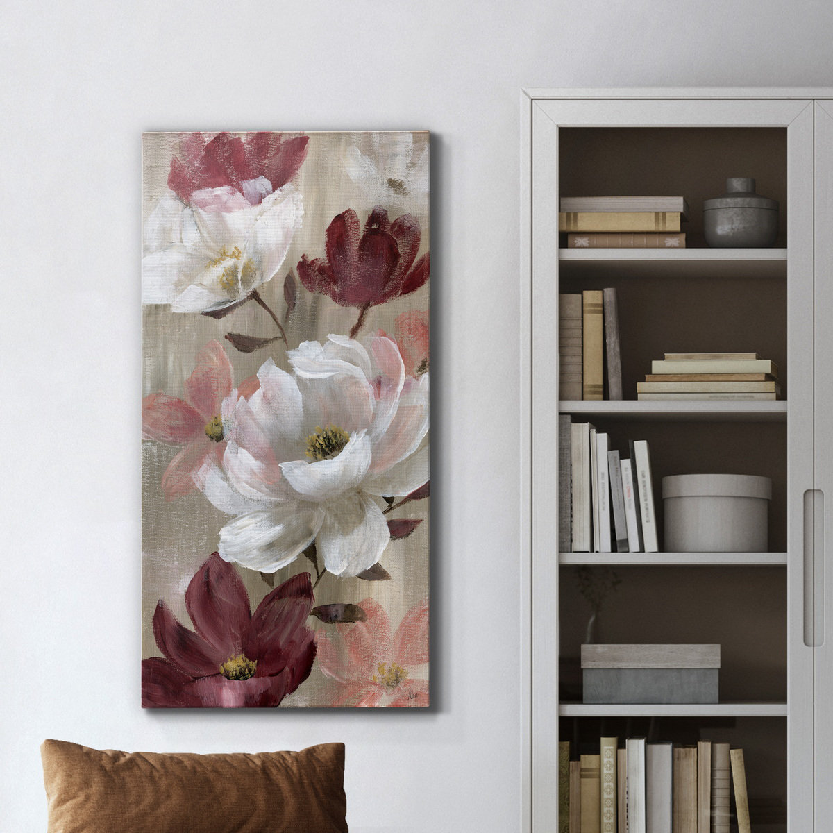 Winston Porter Transient Garden Reds II - Wrapped Canvas Print | Wayfair