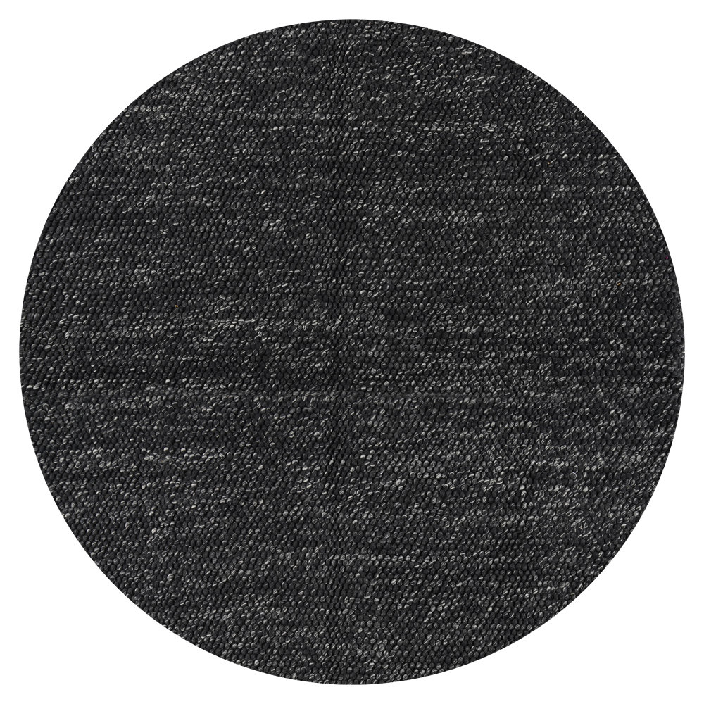 Amigos de Hoy Handmade Flatweave Wool Black Rug | Wayfair