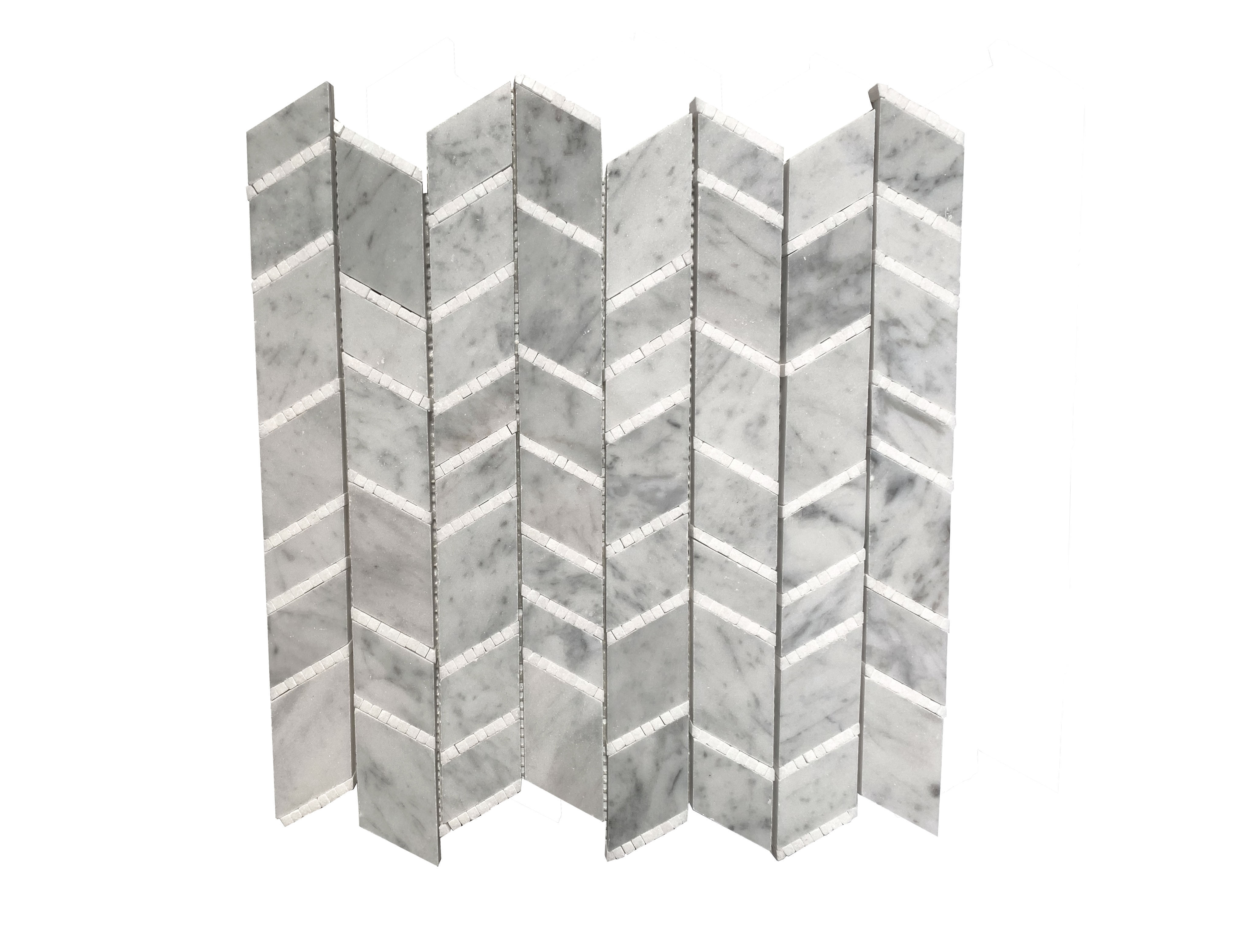 Bloom Stone 1" x 2" Marble Novelty Mosaic Wall & Floor Tile | Wayfair