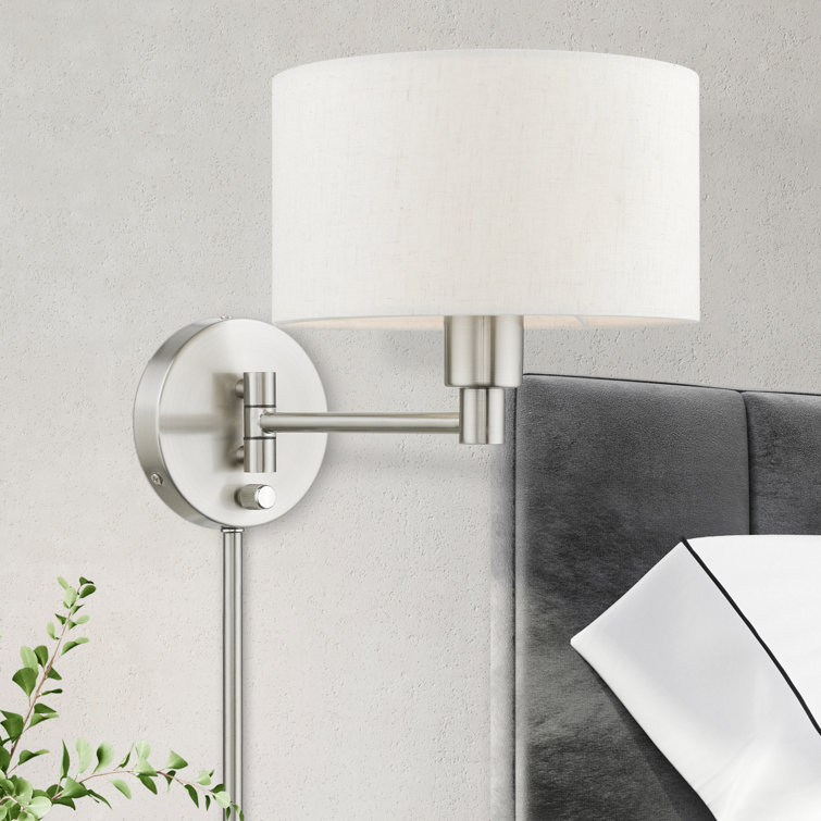 Willa Arlo Interiors Tyonna Steel Swing Arm Sconce | Wayfair