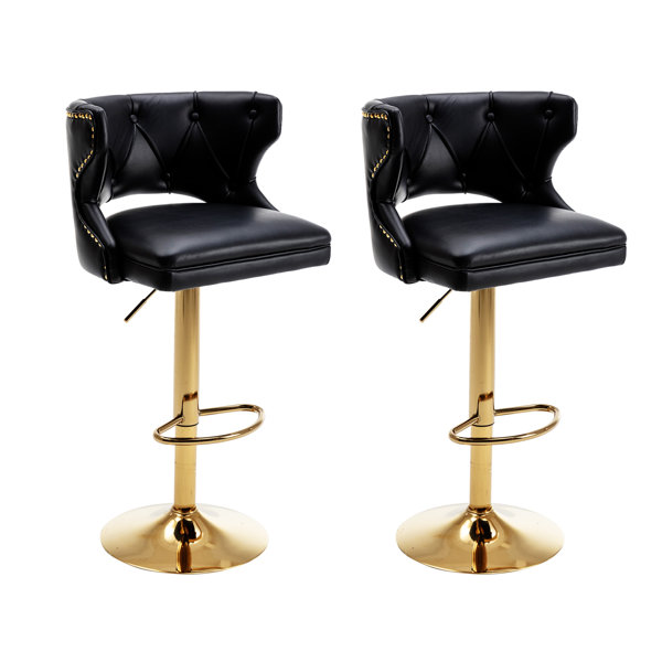 Everly Quinn Berwyn Tufted Wing Back Side Chair | Wayfair