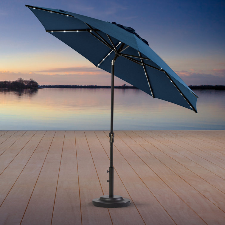 Proshade 120'' Lighted Market Sunbrella Umbrella | Wayfair