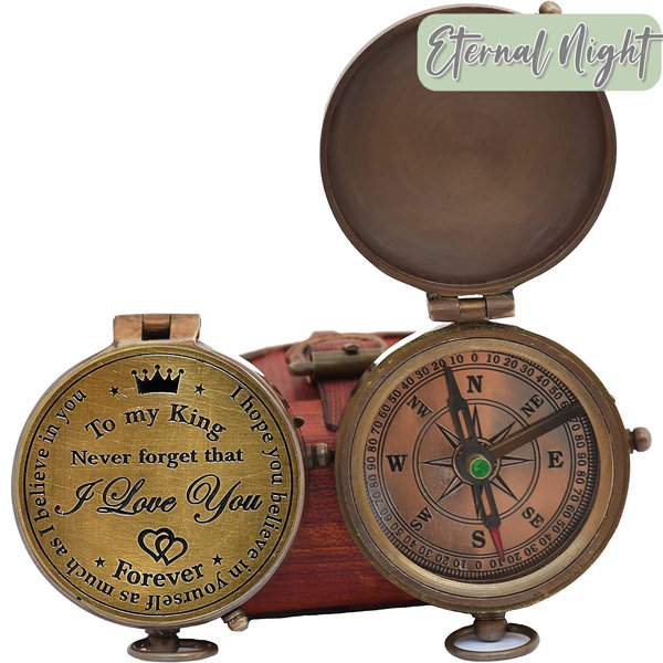Eternal Night Best Dad Compass Sculpture | Wayfair