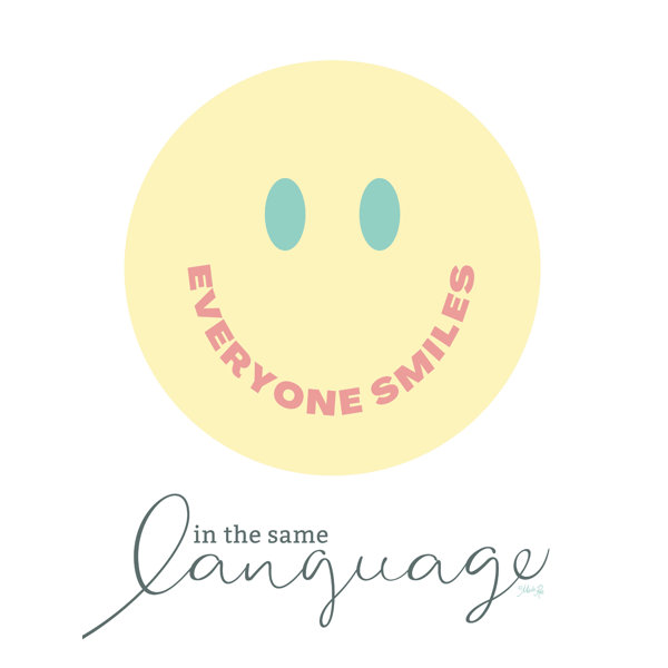 Trinx Everyone Smiles - Wrapped Canvas Graphic Art | Wayfair