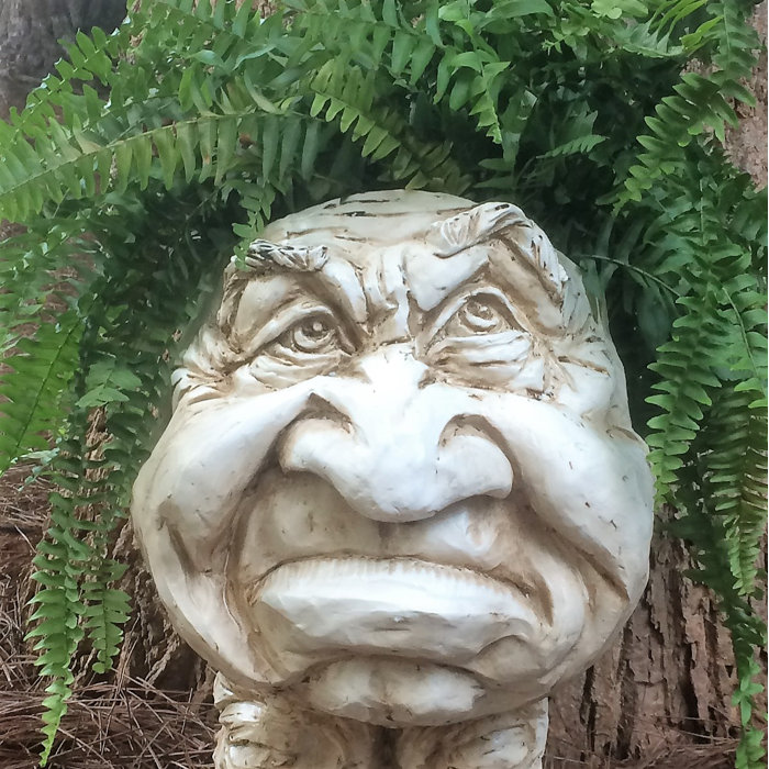HomeStyles Muggly's Grumpy Gramps Face Statue & Reviews | Wayfair