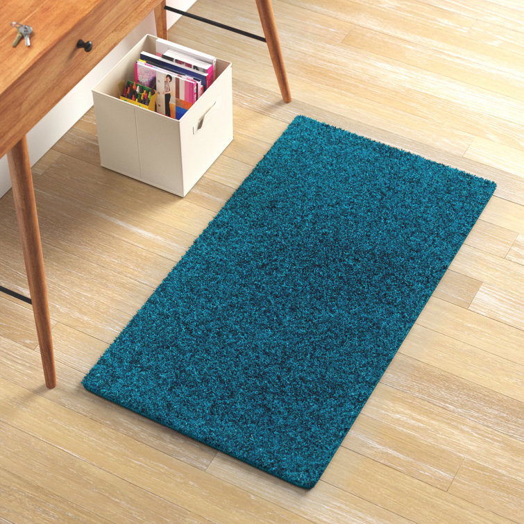 Wayfair Basics™ Verona Tufted Teal Area Rug & Reviews | Wayfair.co.uk