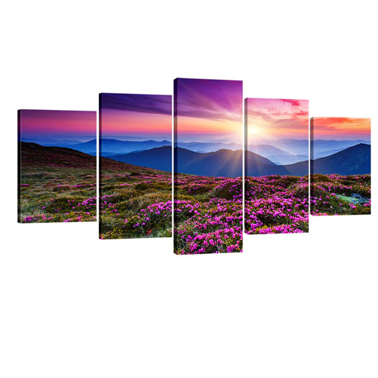 Loon Peak® 5 Piece Wrapped Canvas Print Set | Wayfair