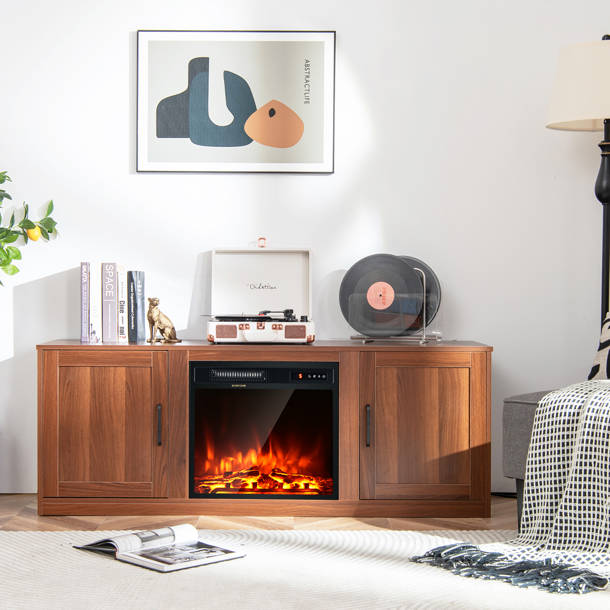 Loon Peak® Dunand Brown Teak Wood Small Live Edge Tree Trunk Console ...