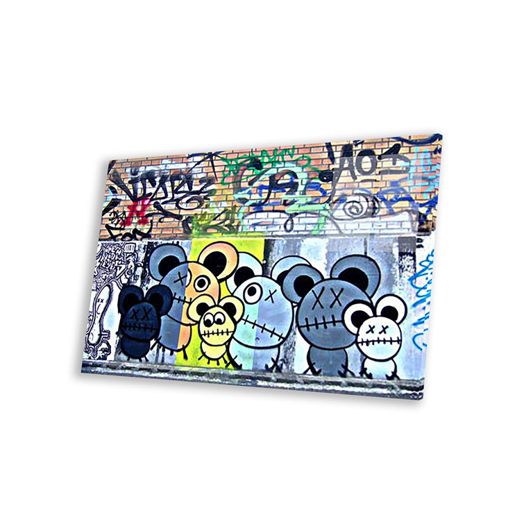 Latitude Run® Of Mostly Mice Graffiti - Unframed Graphic Art | Wayfair