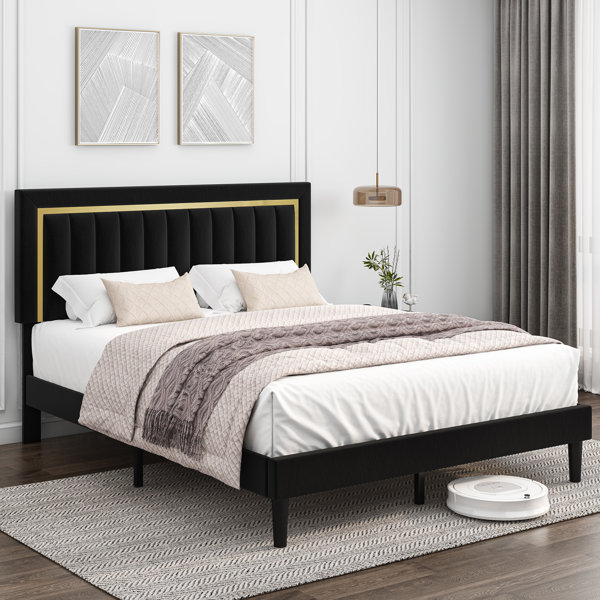 High-headboard-upholstered-bed | Wayfair