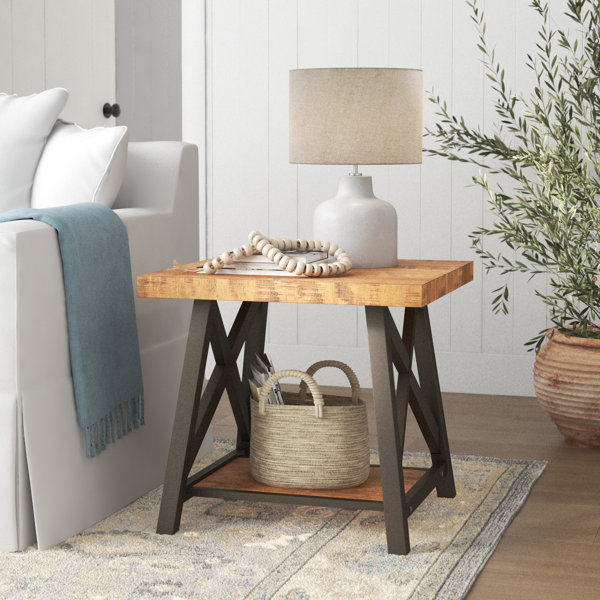 Farmhouse-style-end-tables | Wayfair