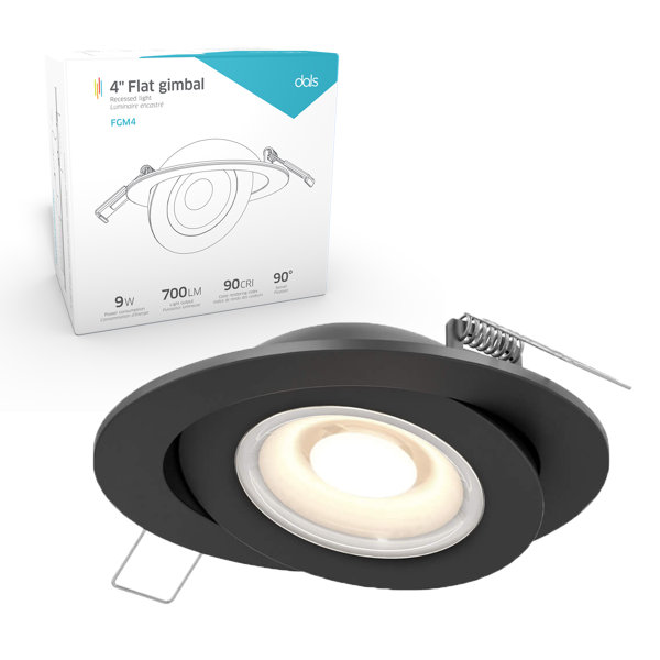 DALSLighting 4" Flat Recessed LED Panel Light & Reviews | Wayfair