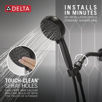 Delta ProClean Handheld Shower, High Pressure Spray Handheld Shower ...