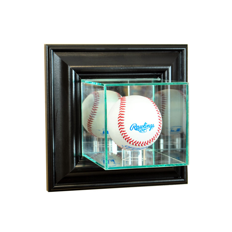 Perfect Cases And Frames 8'' x 5'' Glass Baseball Ball Display Case ...