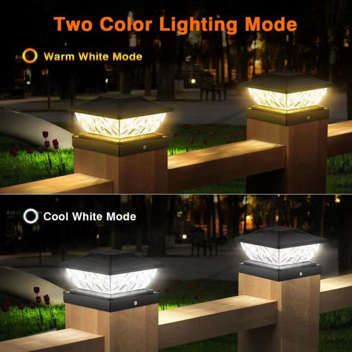 LETMY Solar Fence Cap Light 3.5x3.5 4x4 4.5x4.5 5x5 Posts & Reviews ...