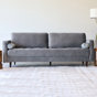 George Oliver Elsner 88'' Velvet Square Arm Sofa & Reviews | Wayfair