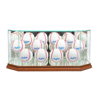 Perfect Cases And Frames 17'' x 4'' Glass Baseball Ball Display Case ...
