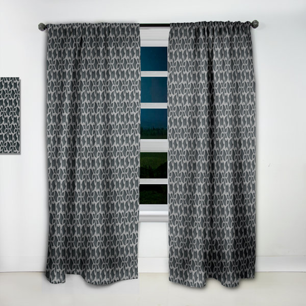 East Urban Home Lamberth Blackout Curtain Panel | Wayfair