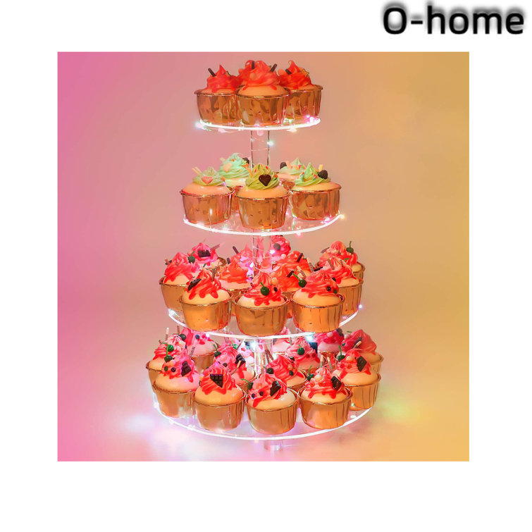 O-home Acrylic Tiered Stand | Wayfair