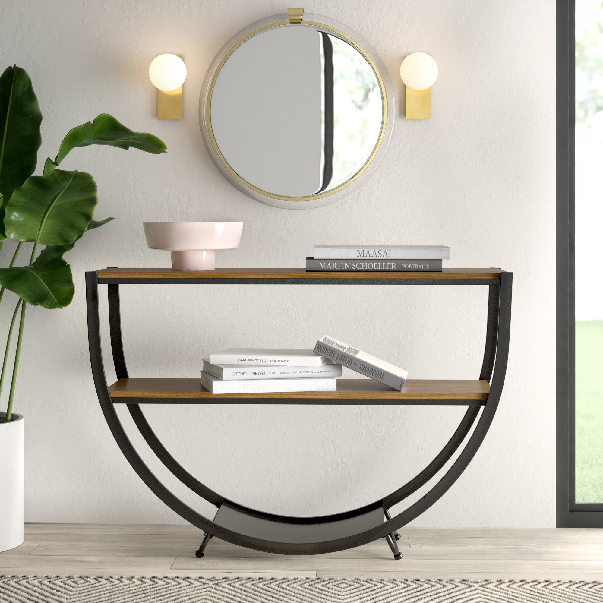 Ebern Designs Whitecliff 127Cm Console Table & Reviews | Wayfair.co.uk