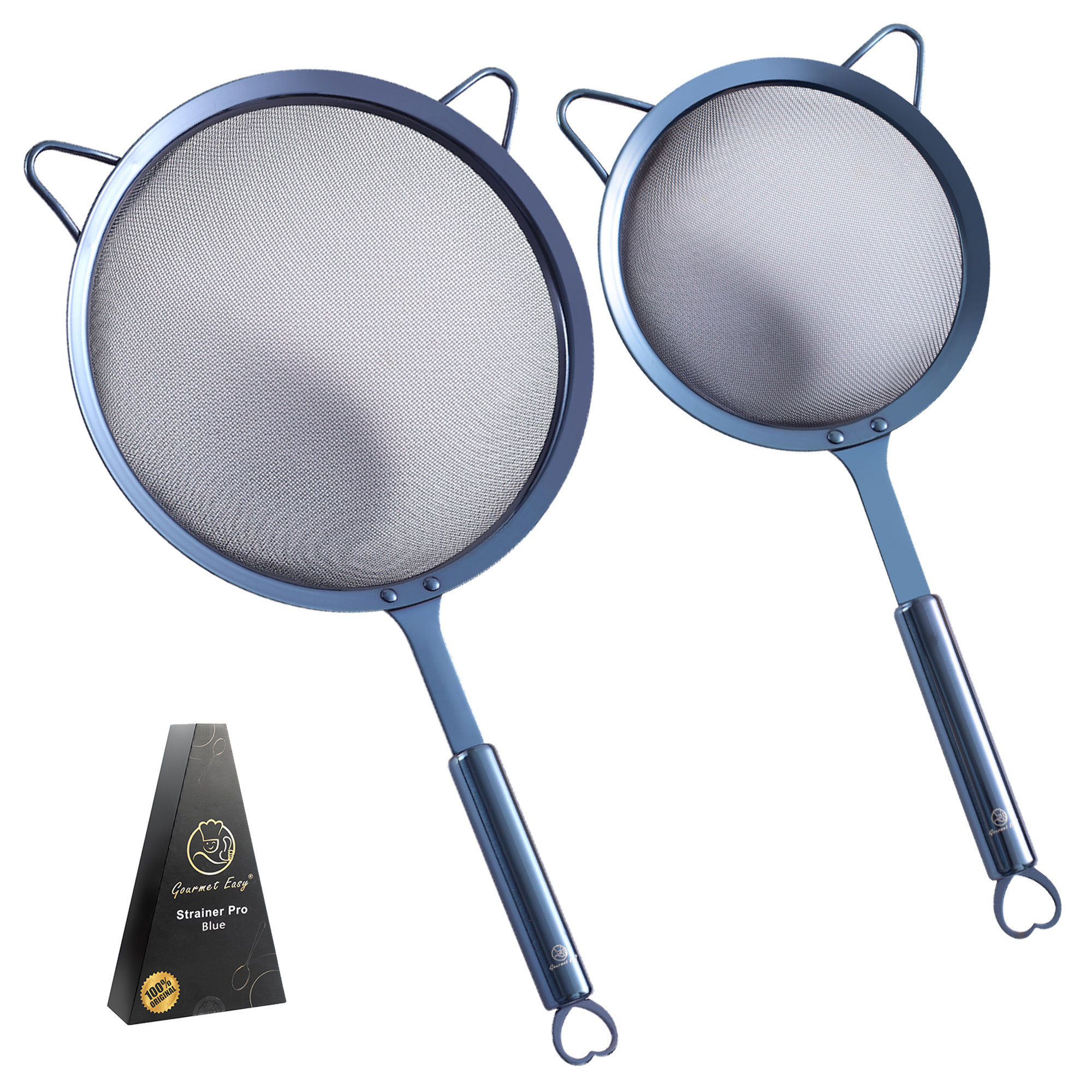 Gourmet Easy Stainless Steel Blue Strainer Pack | Wayfair