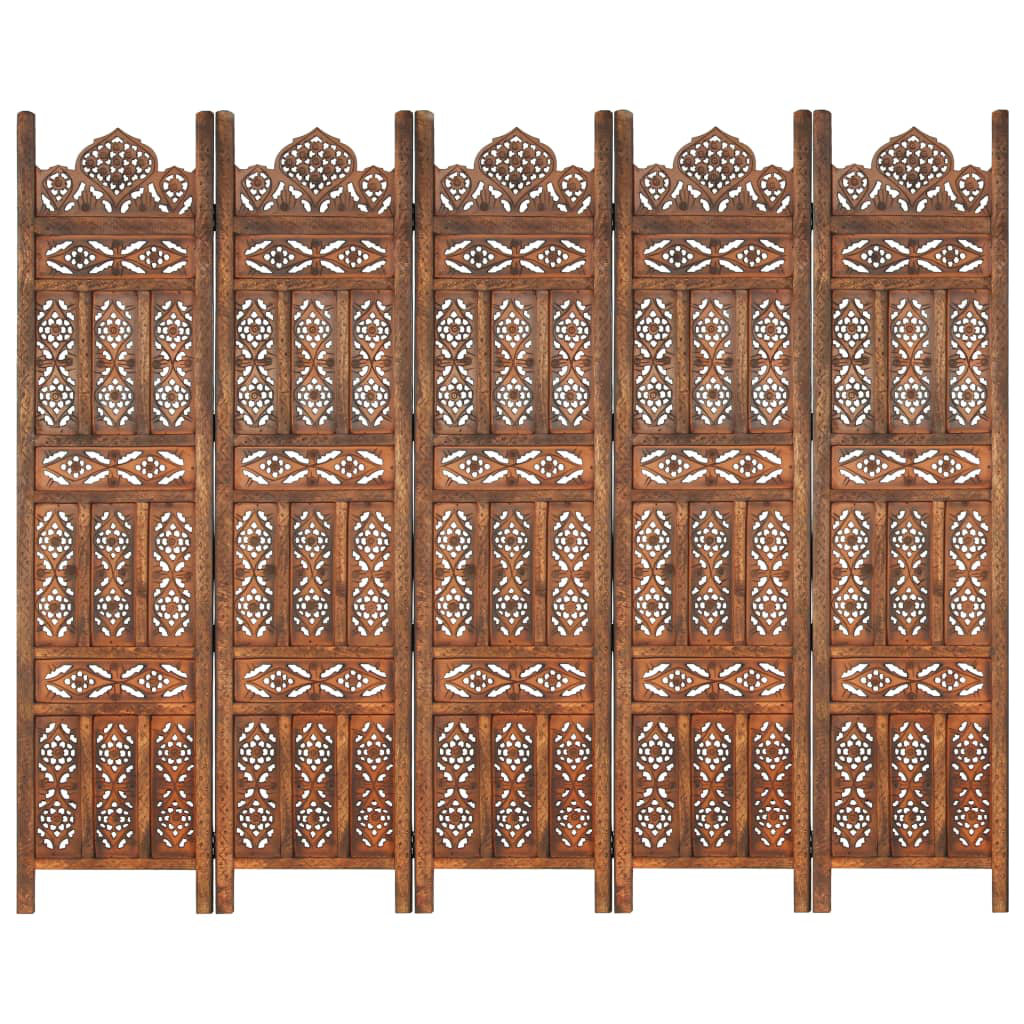 Bungalow Rose Room Divider Folding Privacy Screen for Home Office Solid ...