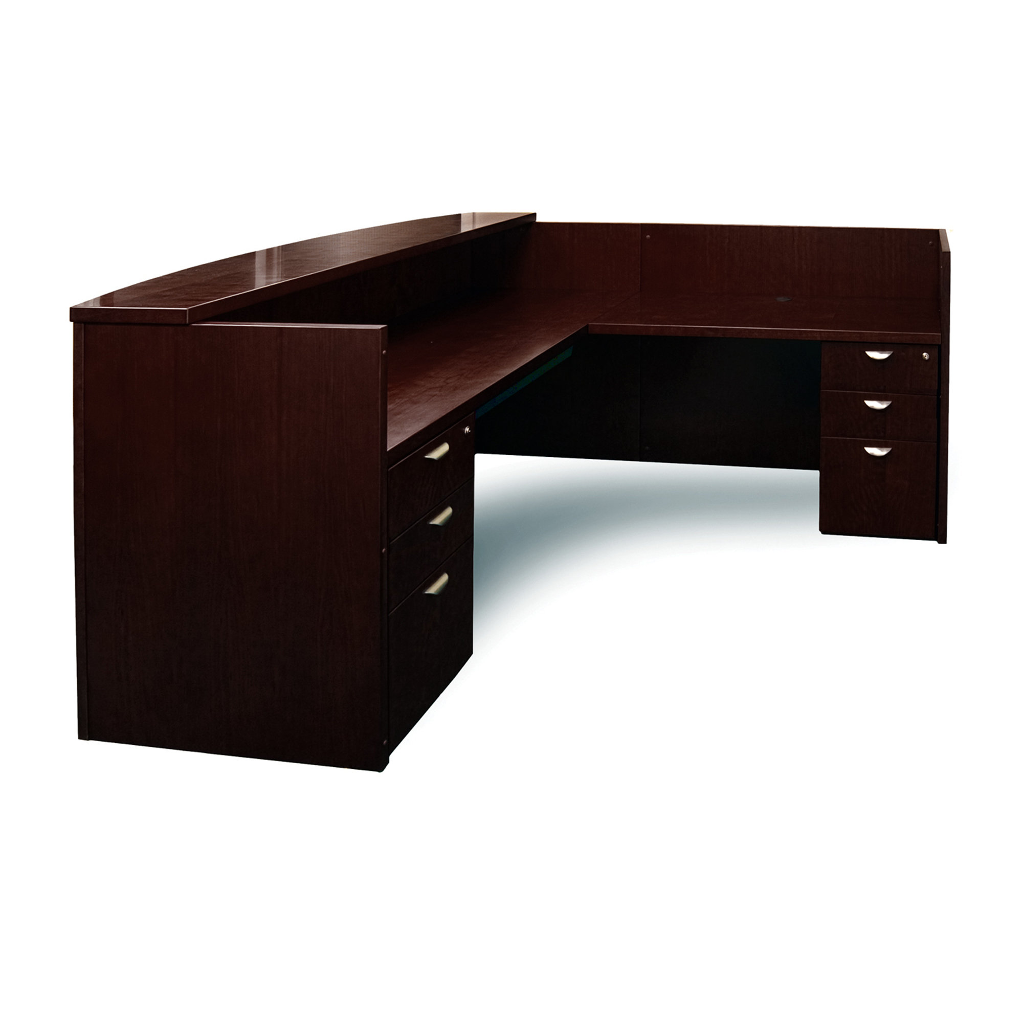 Safco Products Mira Series L-Shape Reception Desk | Wayfair