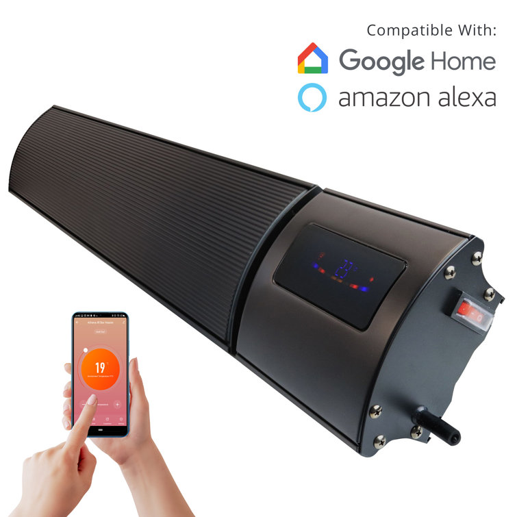 Mirrorstone 1200W Helios Wi-Fi Remote Controllable Infrared Bar Heater ...