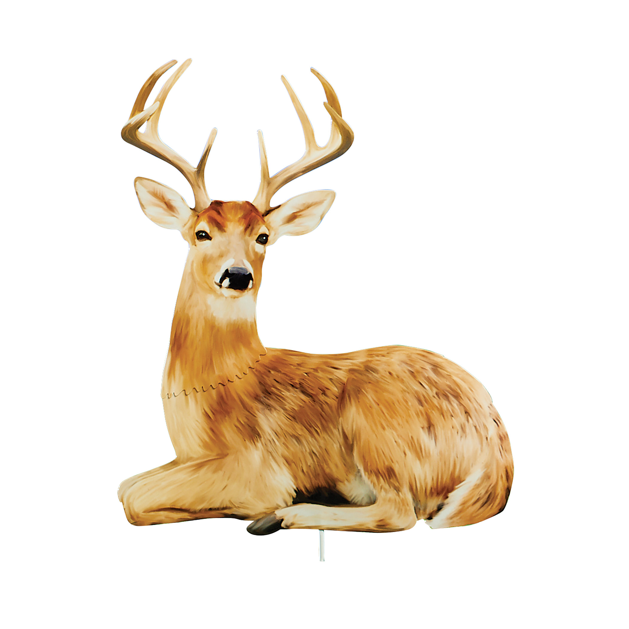 Arlmont & Co. Kaylany Realistic Deer Outdoor Metal Garden Stake | Wayfair
