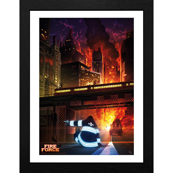 GB Eye Ltd Fire Force Fire Force - Picture Frame Graphic Art | Wayfair ...