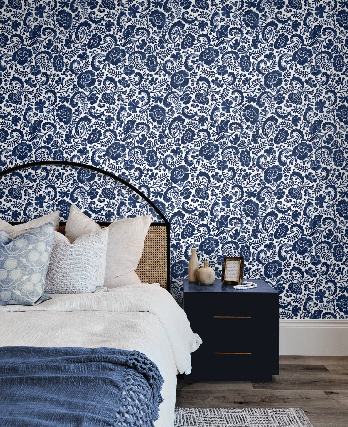 Winston Porter Heyab Peel & Stick Paisley Wallpaper | Wayfair