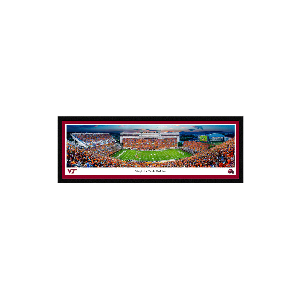 BlakewayPanoramas Virginia Tech Football Panoramic Print | Wayfair