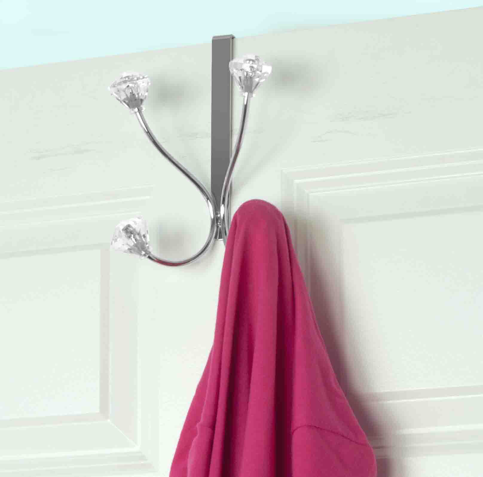 House of Hampton® Frisby 5'' Wide 4 - Hook Over the Door Wall Hook in ...
