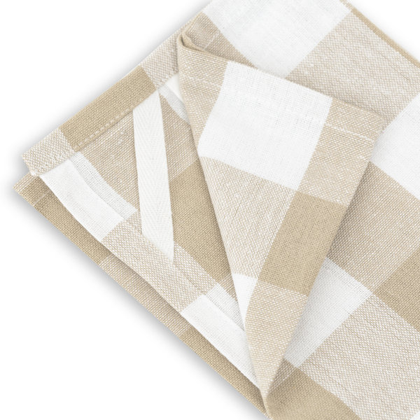 Gracie Oaks Country Check Tea Towel & Reviews | Wayfair