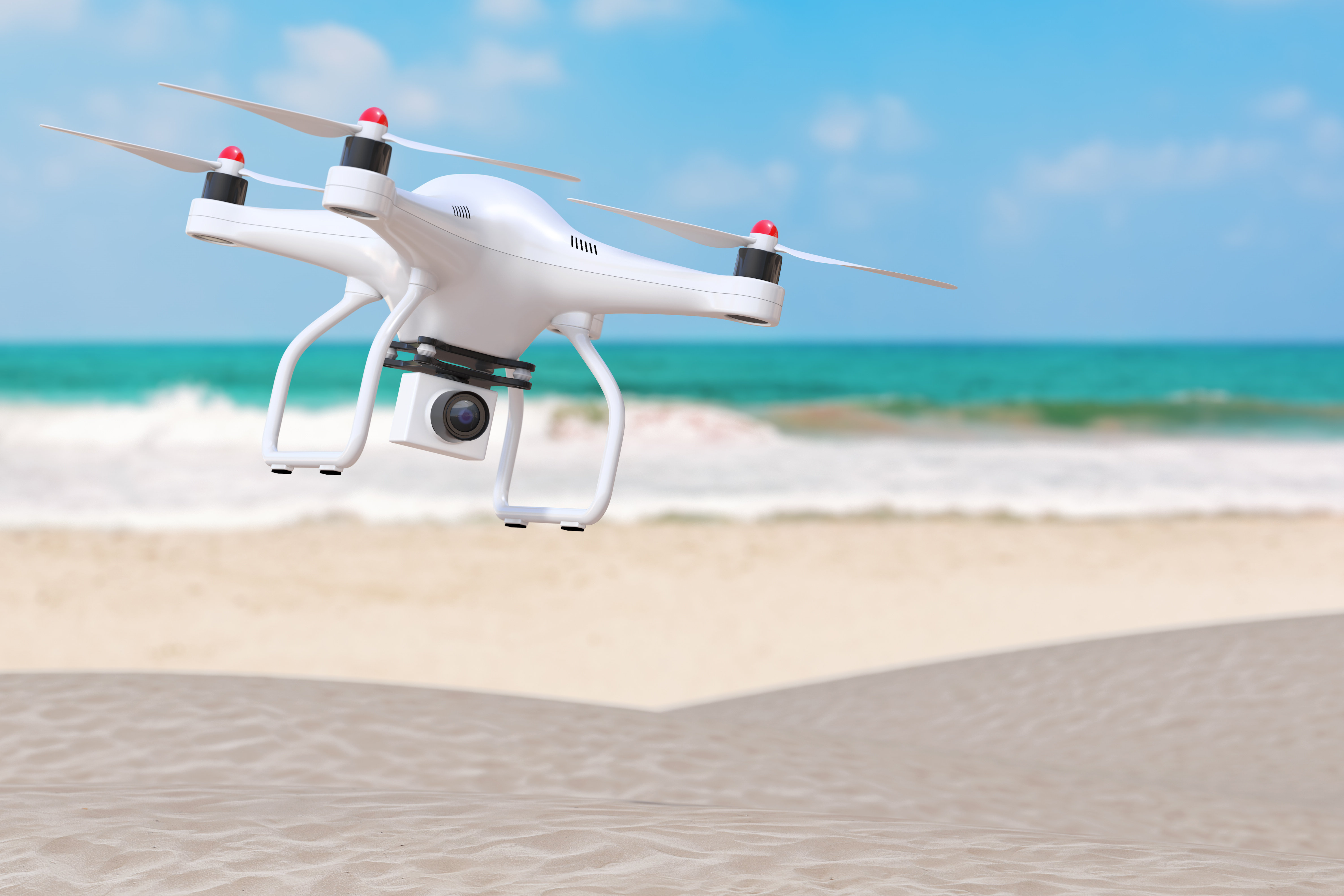 Highland Dunes Air Drone With Camera On Canvas by Doomu Photograph ...