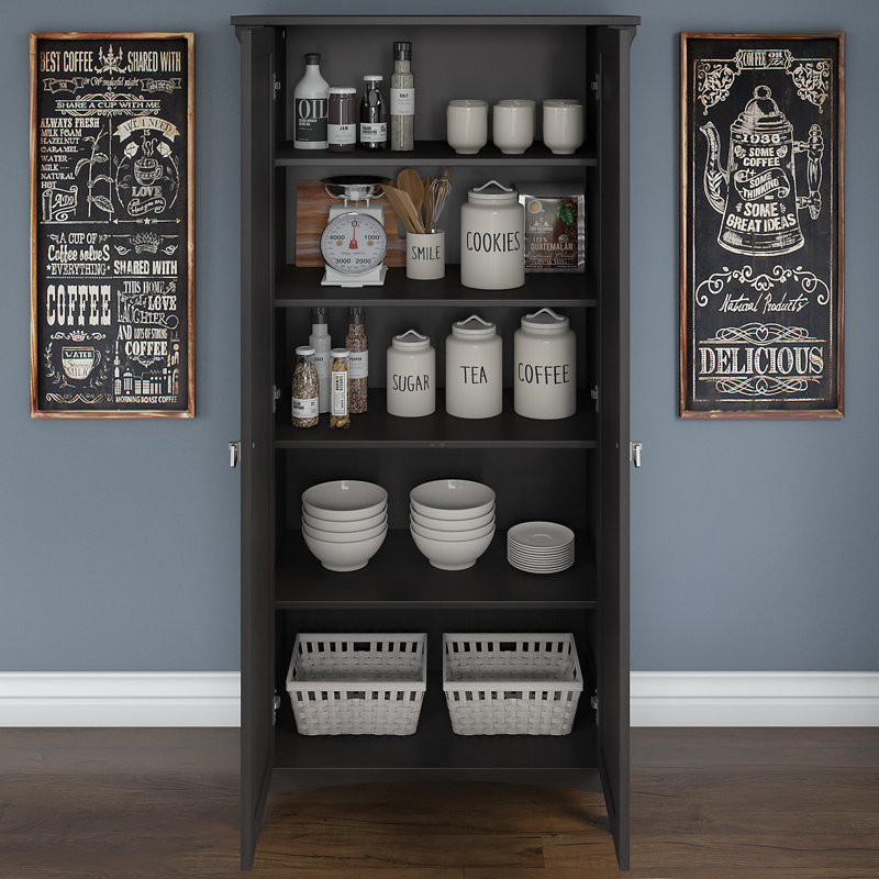 Lark Manor Pernell 62.95" Kitchen Pantry & Reviews | Wayfair