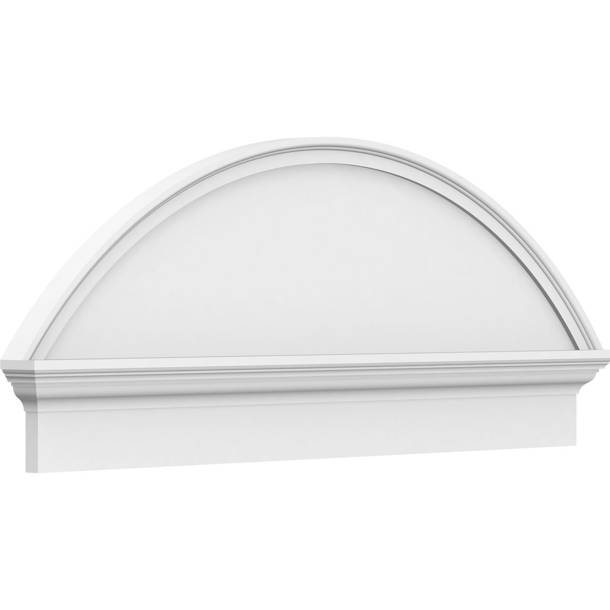 PCI Enterprises Arched Architectural Grade PVC Pediment | Wayfair