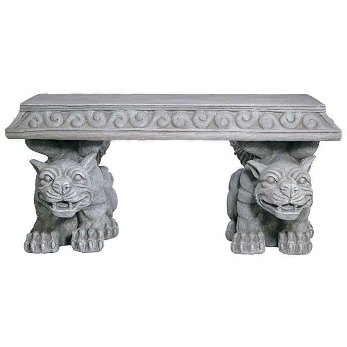 Design Toscano Gargoyle Resin Outdoor Bench & Reviews | Wayfair